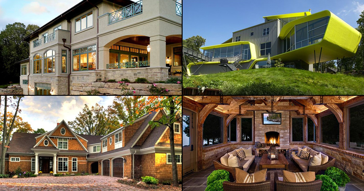 4 Custom Home Styles from Traditional to Contemporary